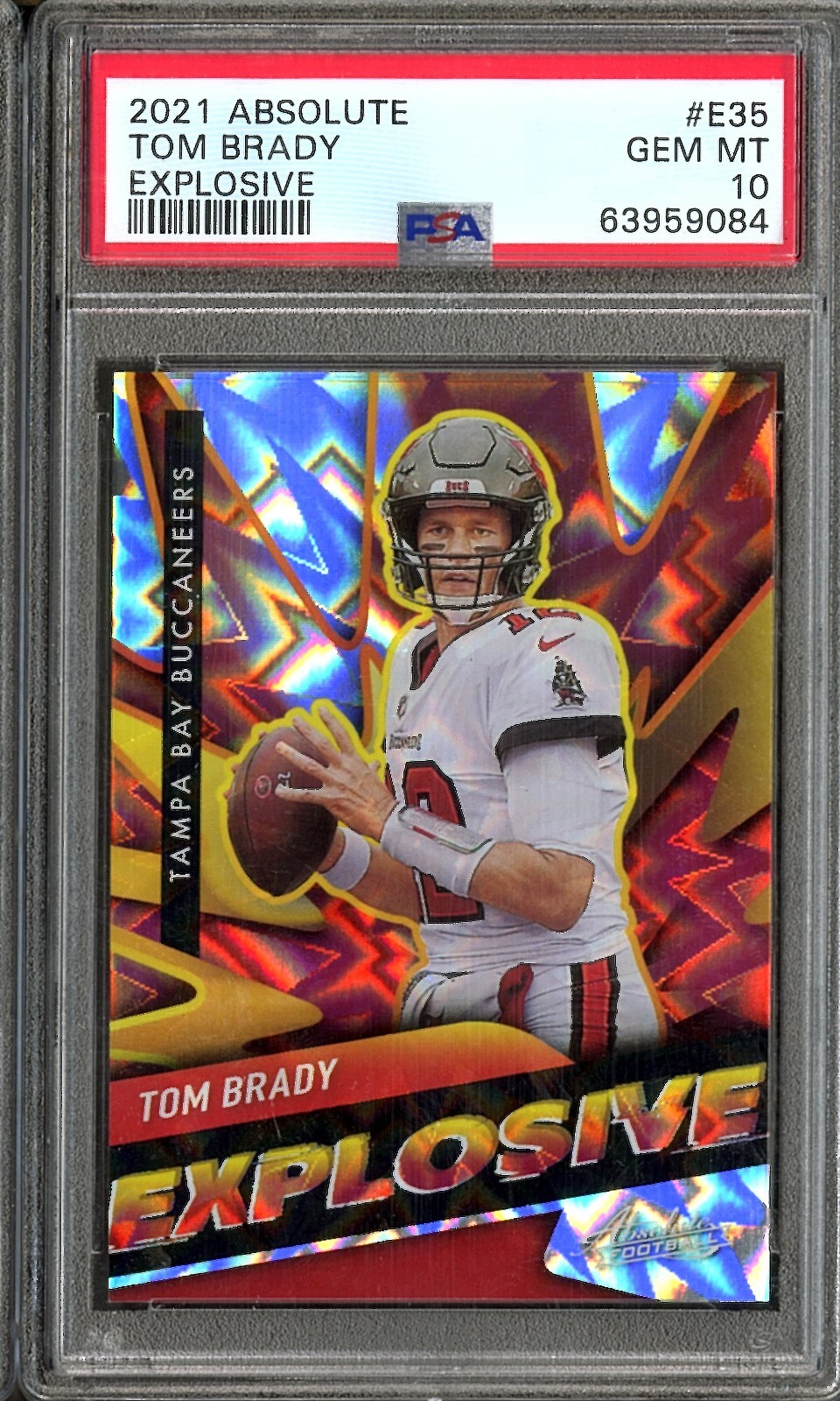 Tom Brady 2021 Absolute #E35 Explosive Price Guide - Sports Card Investor