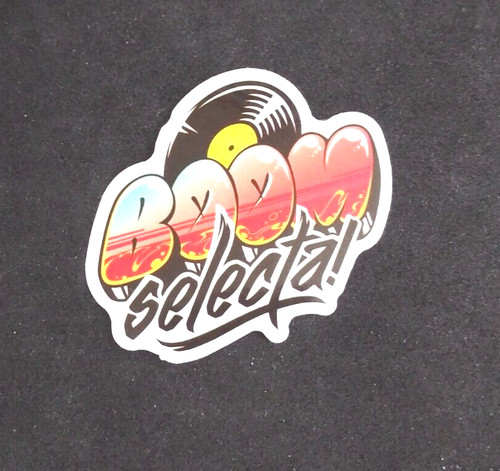 Vinyl Record Boom Selecta! Sticker 1.75" x 2" | eBay