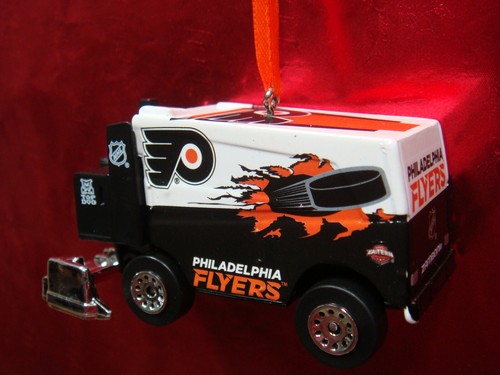 * 🔥 NEW 🔥 * NHL HOCKEY ZAMBONI PHILADELPHIA FLYERS TEAM CHRISTMAS ...