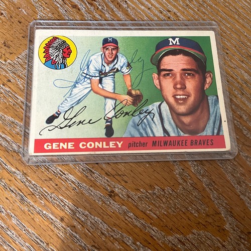 Autographed 1955 Topps GENE CONLEY DEC. 2023 # A-1 | eBay