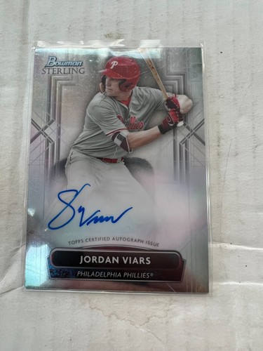 Jordan Viars 2022 Bowman Sterling Prospect Auto Base #PA-JV1 NrMt | eBay