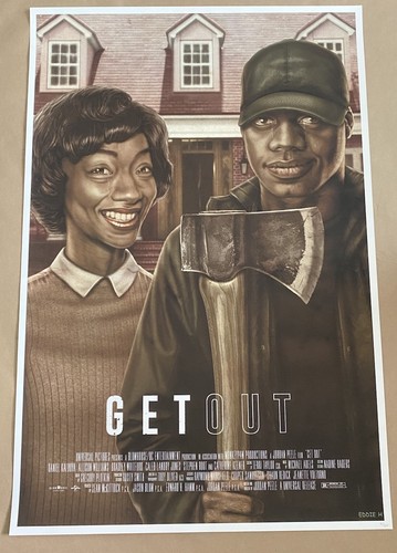 Get Out Art Print Movie Poster Eddie Holly Jordan Peele Monkey Paw | eBay