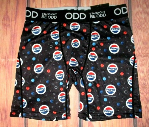 MENS STAND OUT BE ODD PEPSI BLACK BOXER BRIEF SIZE M (32/34) | eBay