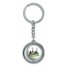 Volleyball Spinning Round Metal Key Chain Keychain Ring | eBay
