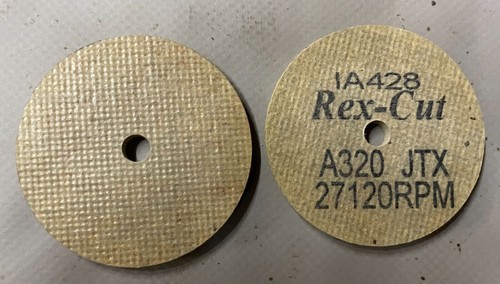Rex-Cut Abrasives Cotton Type 1 JTX Deburring Wheel 2 x 1/8 x 1/4 - box ...