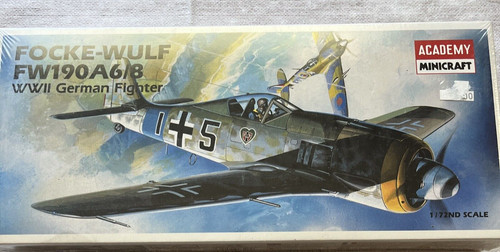 Academy Minicraft Focke-Wulf FW190A6/8 WWII Fighter Scale 1:72 #2120 ...