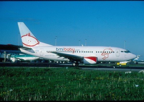 G-BVZG BMI BABY B737-500 ORIGINAL KODAK SLIDE G75 | eBay