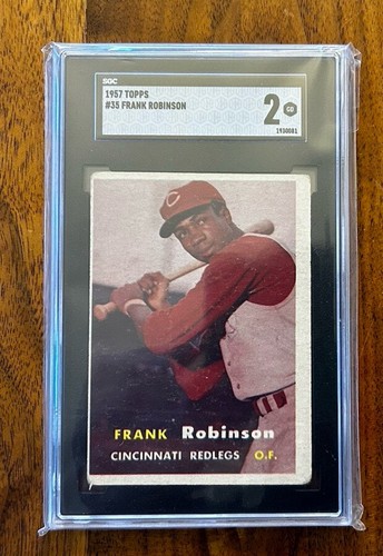 1957 Topps #35 Frank Robinson Rookie Card SGC 2 | eBay