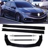 For Acura TLX ILX Side Skirt +Front & Rear Bumper Lip Splitter Spoiler ...
