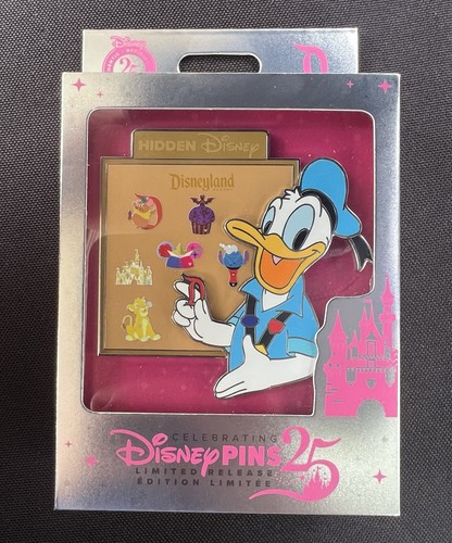 2025 Disney Parks Disneyland Donald Duck Hidden Mickey Mini Jumbo LR ...