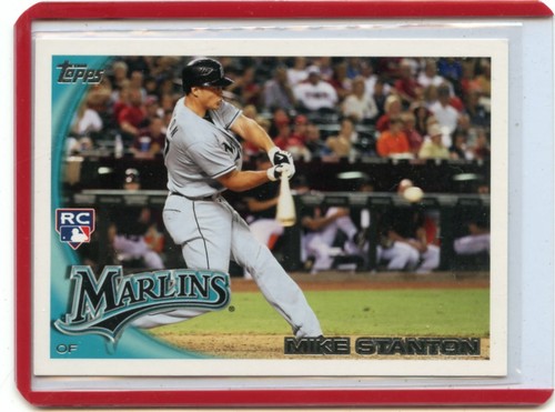 2010 TOPPS UPDATE #US-50 MIKE "GIANCARLO" STANTON ROOKIE CARD RC ...