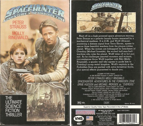 Spacehunter - Adventures in the Forbidden Zone [VHS Tape] Sealed | eBay