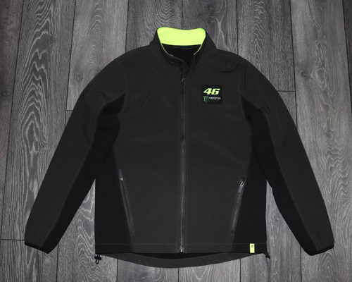 VALENTINO ROSSI VR46 DUAL MONSTER ENERGY SOFTSHELL JACKET FULL ZIP MEN ...