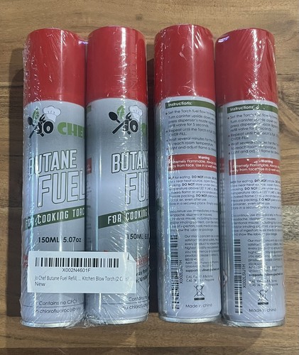 4 Pack Jo Chef Butane Fuel For Cooking Refill 150 ml 5.07 oz | eBay