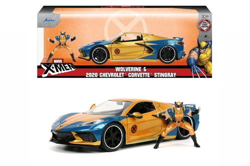 X-Men Wolverine Chevy Corvette Marvel 1:24 Modell Jada Toys | eBay