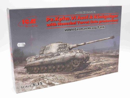 ICM 35363 Pz.Kpfw.VI Ausf.B Königstiger Bausatz Panzer Modell 1:35 OVP ...