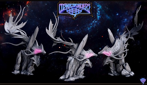 Moray of Deep Space V3/Space Bug/Alien/TTRPG/Spell Jammers/Mini Monster ...