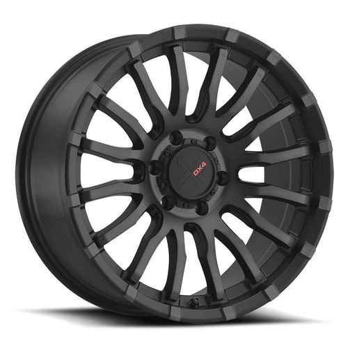 DX4 Octane 20x9 6x139.7 +10et 106.2 Flat Black Full Painted Wheel | eBay