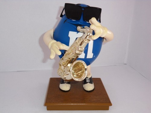 3. Limited Edition M&M's Blues Cafe Saxophone Player SAX BLUE Candy ...