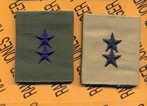 USAF Air Force MG O-8 Major General OD Blue Green Reversable slip on ...