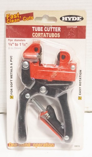 NEW HYDE HD TUBE CUTTER METAL CUTS 1/4 TO 1 1/8 INCH PIPES, SOFT METALS ...
