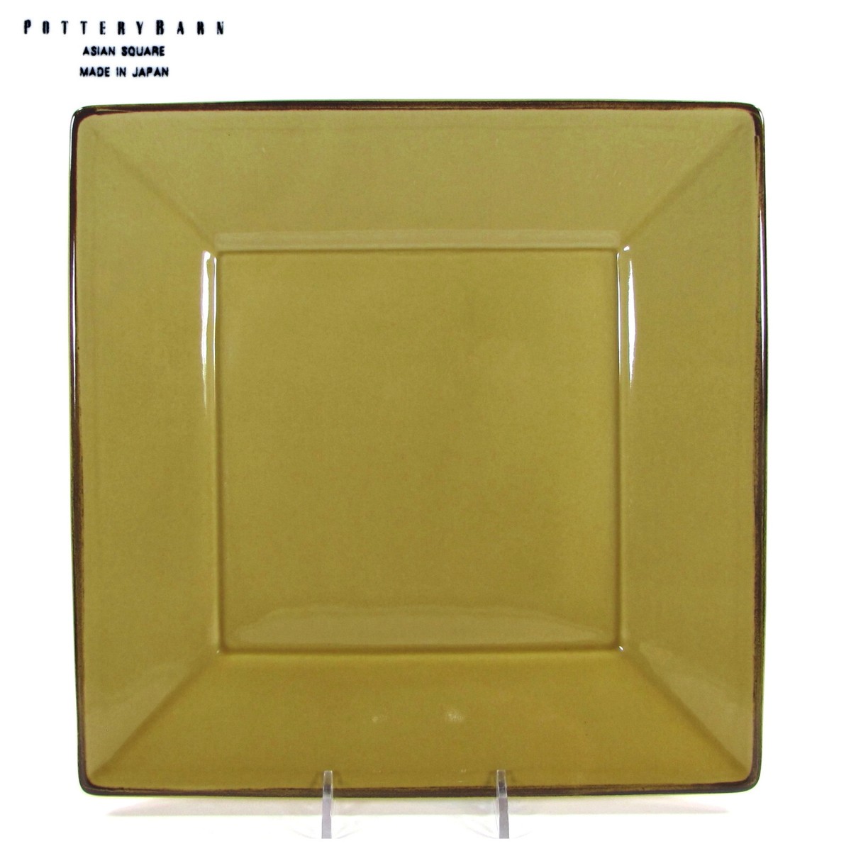 Yellow Square Plates Custom 10 Inch Square Plate – Civil Stoneware