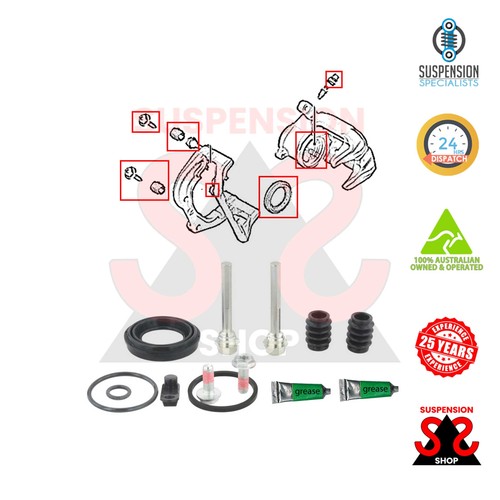 Rear Axle Repair Seal Kit, Brake Caliper Suit BMW 6 Series 650 i ...