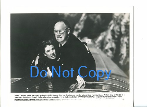 Gene Hackman Anne Archer Narrow Margin Original Press Movie Glossy ...