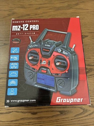 Graupner MZ-24 Pro Hott 12-Channel 2.4GHz Radio Transmitter Red New | eBay