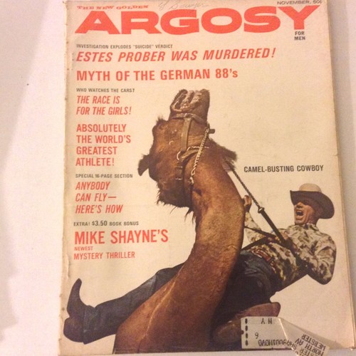 Argosy Magazine Myth Of The German 88's November 1962 052217nonrh | eBay