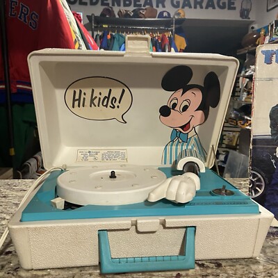 Vintage Mickey Mouse Record Player In Vintage Record Players for sale ...