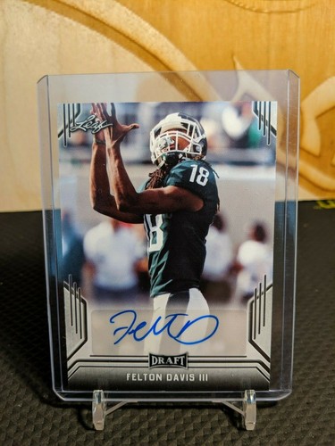 2019 Leaf Draft Autographs Felton Davis III #BA-FD3 Auto RC | eBay