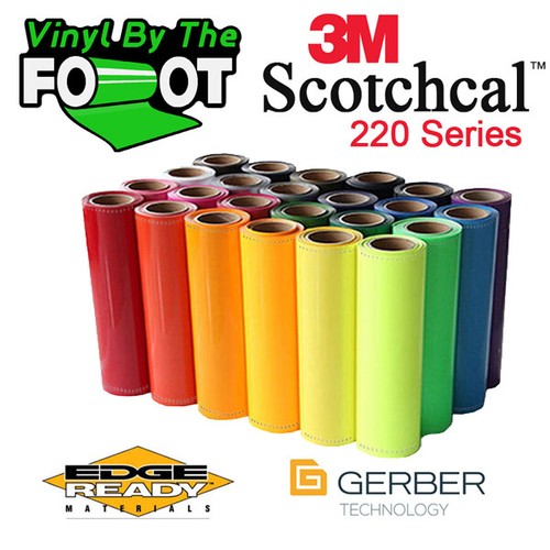 15" Vinyl By The Foot, 3M 220 Scotchcal Highest Quality Sign Cutting ...