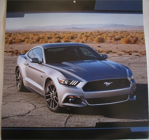 2015 Ford Mustang GT ht car calendar print (silver) | eBay