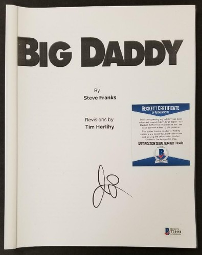 Jared Sandler signed Big Daddy Script Autograph (E)~ Beckett BAS COA | eBay