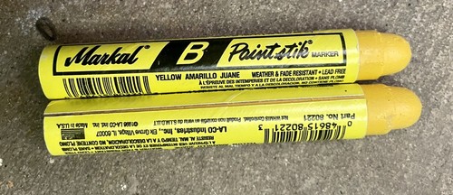 YELLOW PAINT STICK by Markal 2pk | eBay