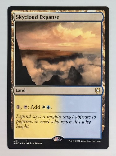 X 1 MTG Skycloud Expanse 261 Adventures in the Forgotten Realms Commander LP | eBay