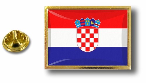 Pins Pin Badge Metal With Butterfly Clip Croatia Croatian Flag | eBay