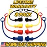 (4 Pack) Hydraulic Plug & Cap Set fits Parker Pioneer 1/4" 4010-T6 ...