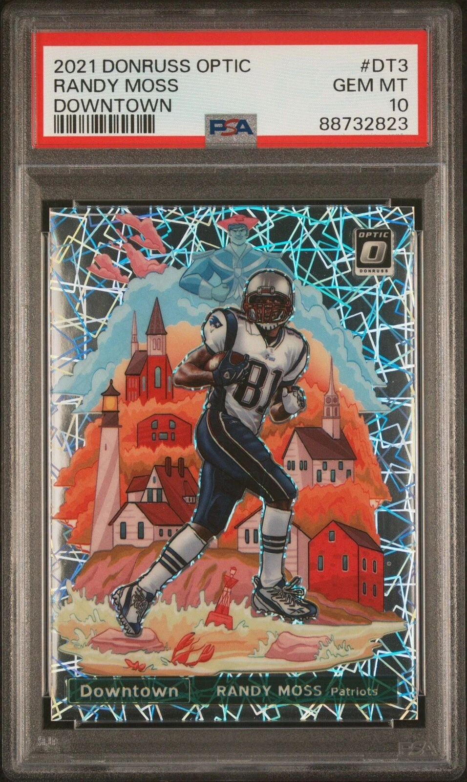Randy Moss 2021 Optic #DT-3 Downtown PSA 10 Price Guide - Sports Card ...