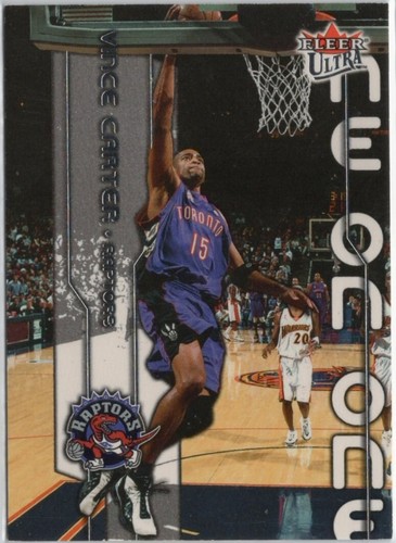 2002-03 Fleer Ultra One on One Vince Carter Jerry Stackhouse Insert ...
