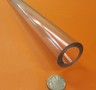 Polycarbonate Lexan Tube / Tubing 1.00" x .500" x 1/4" Wall (1.0" x 1/2 ...