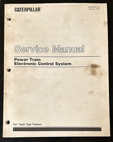CATERPILLAR Service Manual - Power Train Electronic Control System | eBay