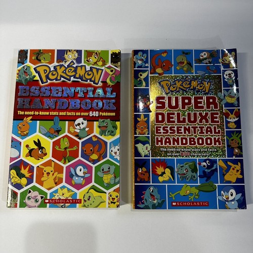 Pokemon Lot Essential & Super Deluxe Essential Handbook Set Of 2 ...