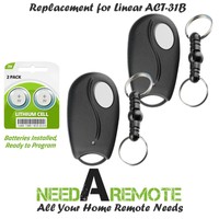 Linear LB1 Mini-T Delta DNT00026 Keychain Garage Transmitter Compatible ...
