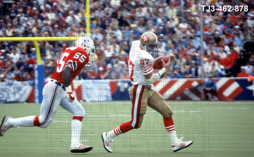 Don Blackmon & Dwight Clark 1983 - NE vs. SF - 35mm color slide - TJ3 ...