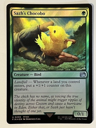 Sazh's Chocobo Final Fantasy Foil NM MTG NM | eBay