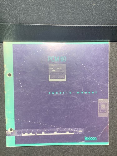 Lexicon PCM 60 Digital Reverberator Rackmount Processor PCM60 for sale ...