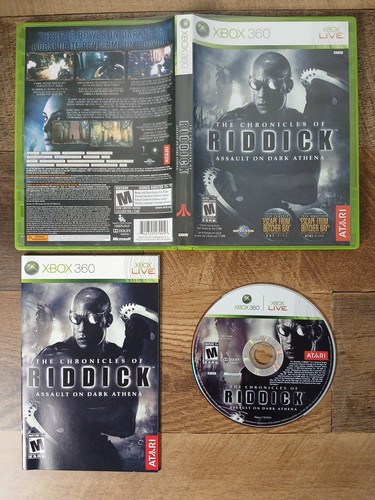 Chronicles of Riddick: Assault on Dark Athena (Microsoft Xbox 360) Mint ...