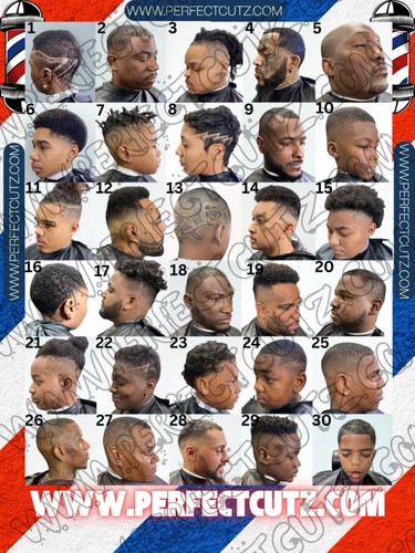 Men’s Barber Poster 15 X 24 Barbershop Posters, Mens Poster Perfectcutz ...